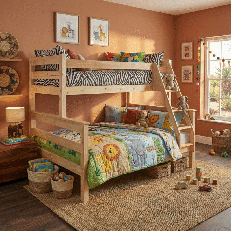 Tri-Bunk (Single Over 3/4) - Sleepy Time Bed Factory